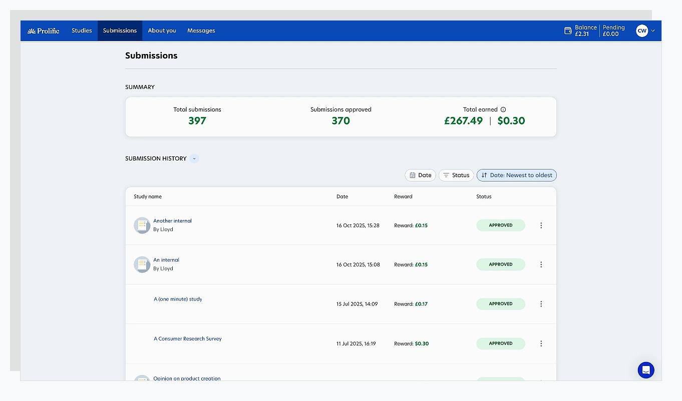 Prolific Review - Legit or Scam? Earnings Explained